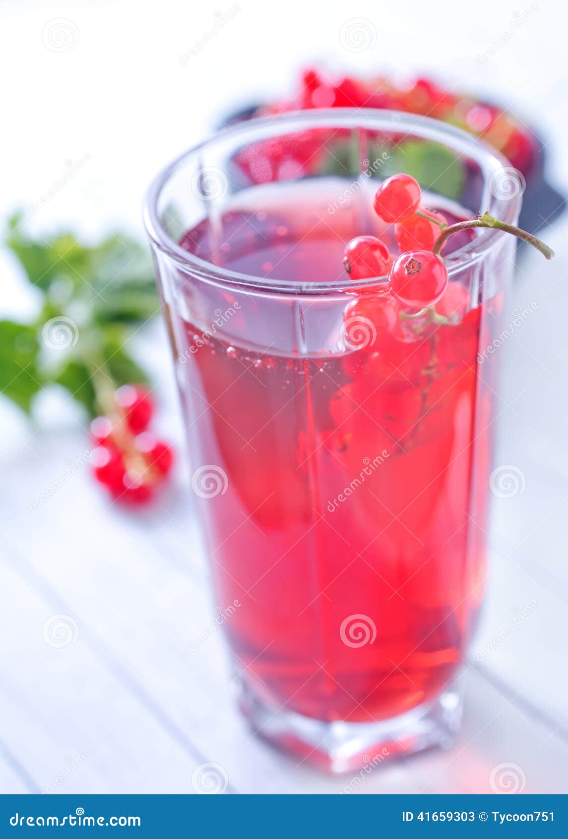 Red currant juice stock image. Image of berry, juice - 41659303