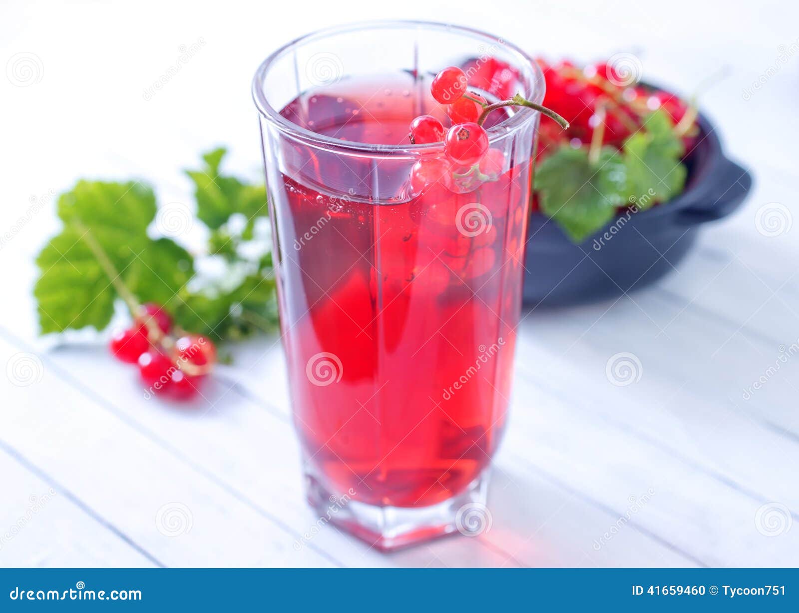 Red currant juice stock photo. Image of dinner, berry - 41659460