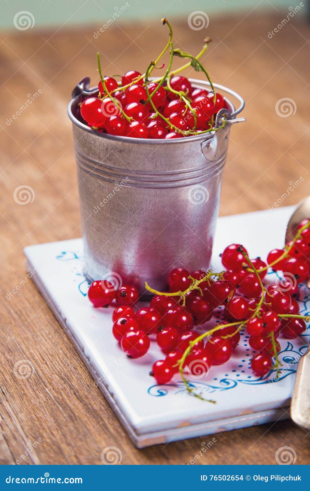 Red current in bucket stock photo. Image of bunch, health - 76502654