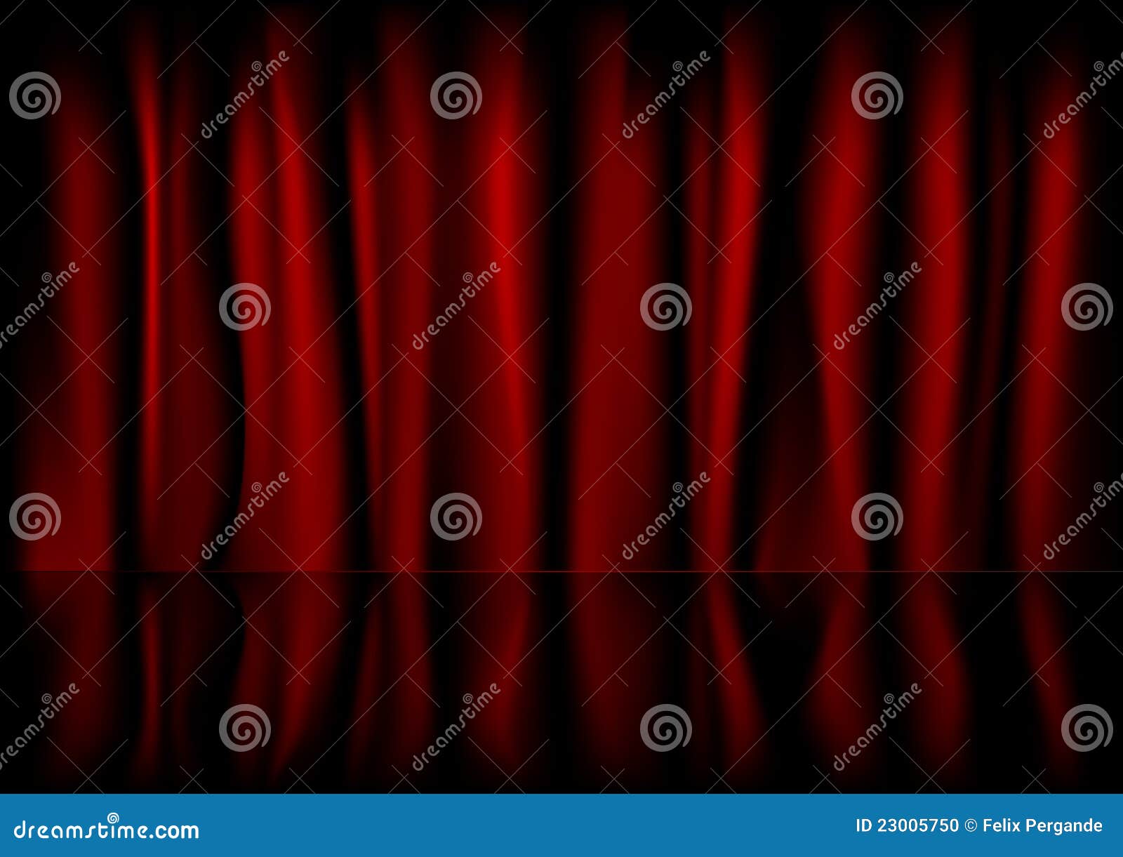 Red curtain backbround stock vector. Illustration of drapes - 23005750