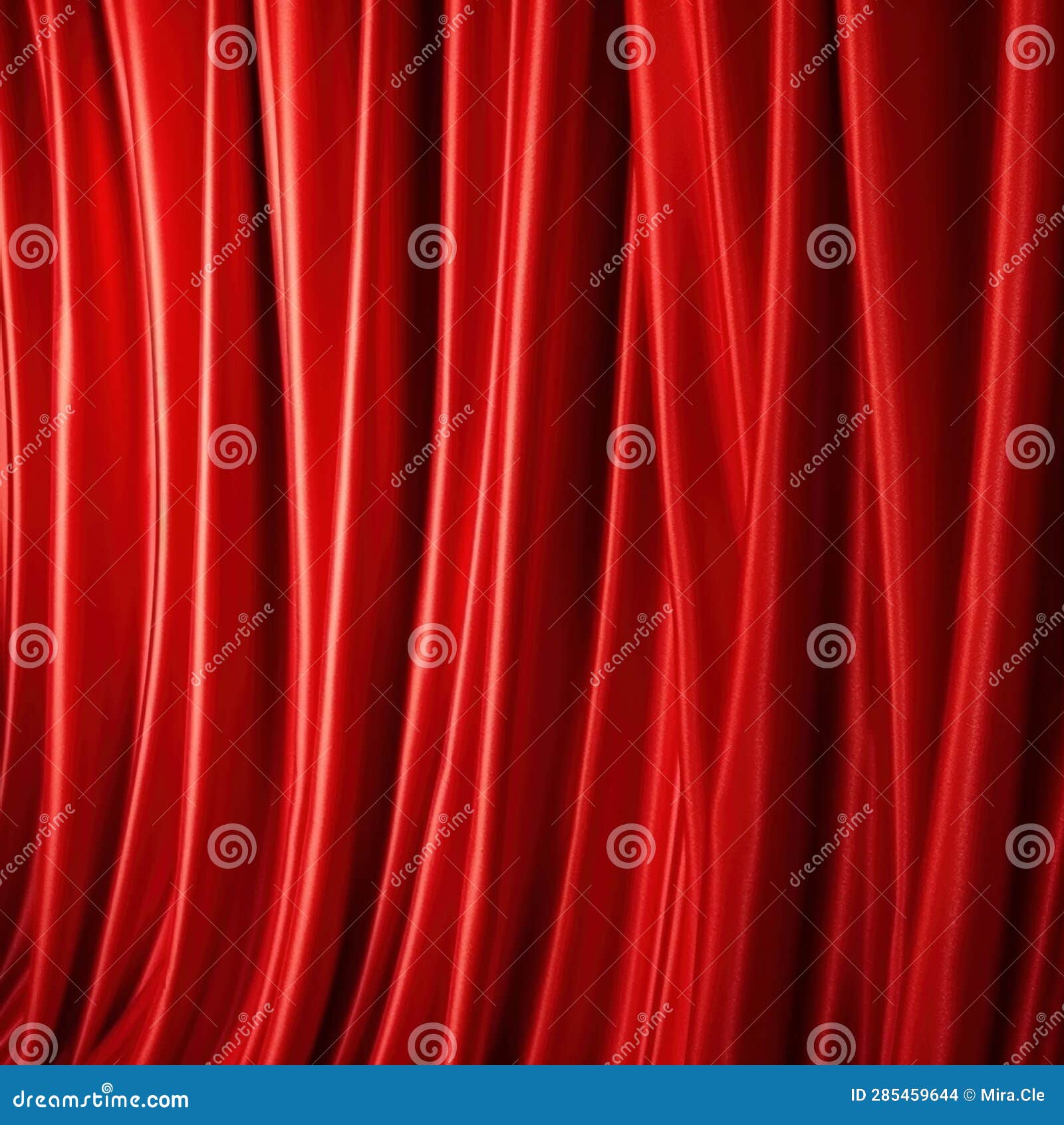 Red Curtain Backdrop, Created with Generative AI Stock Illustration ...