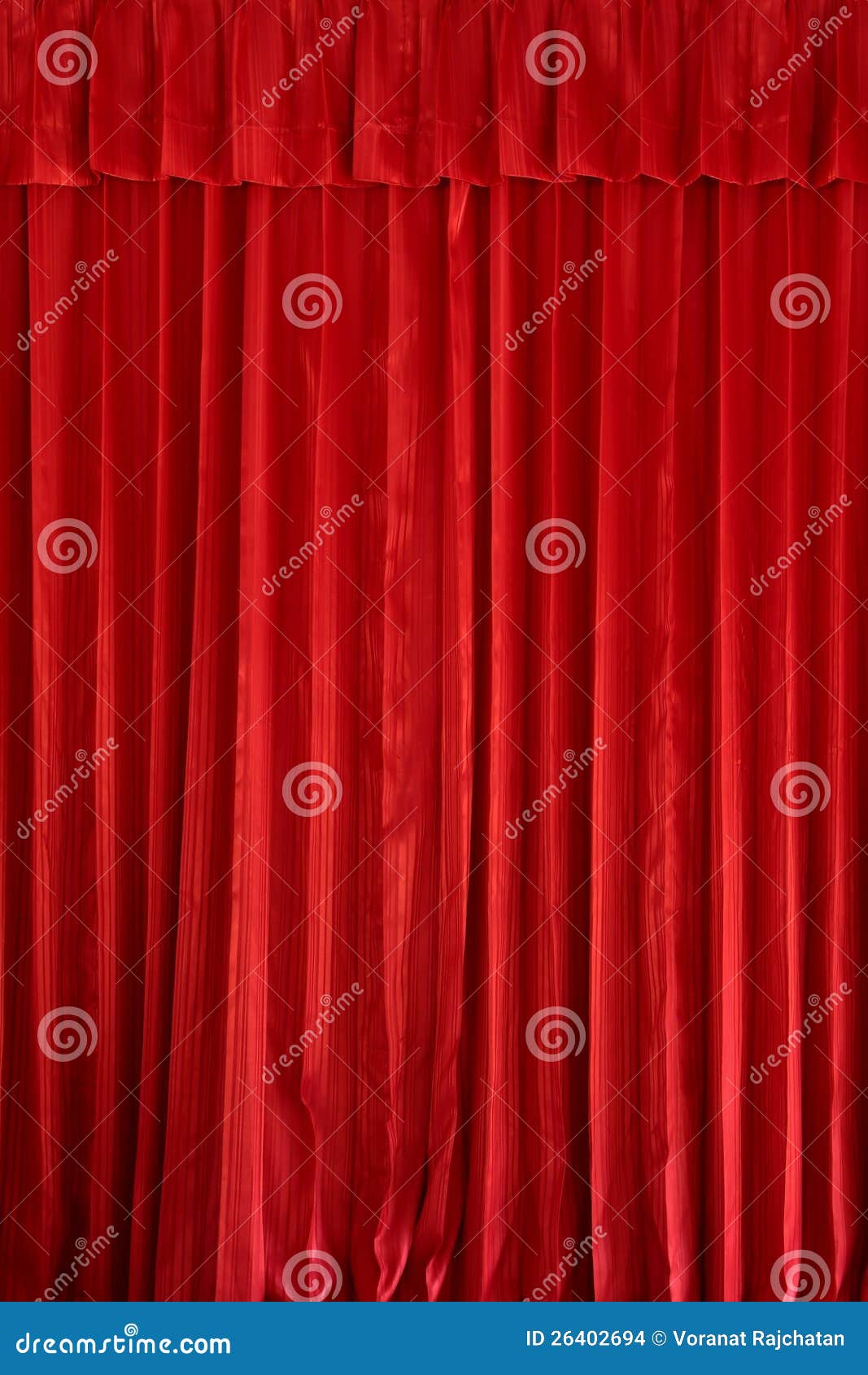 Stock Images: Red Curtain Background Picture. Image: 26402694