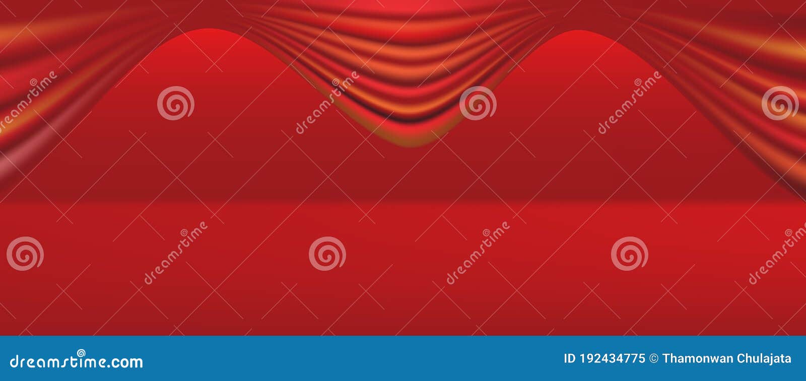Red curtain background stock vector. Illustration of entrance - 192434775