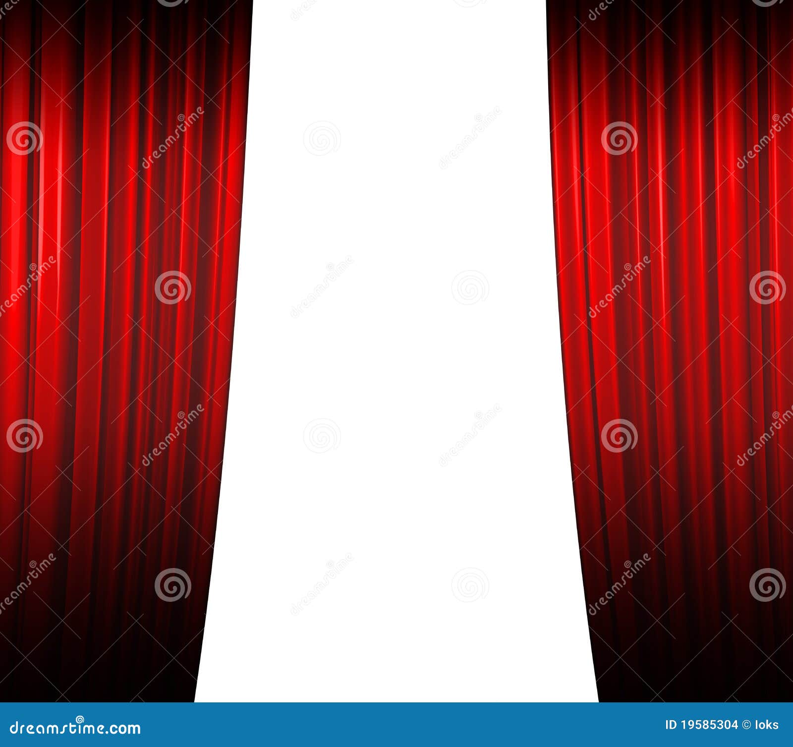 Red Curtain Closing stock illustration. Illustration of backdrop - 19585304