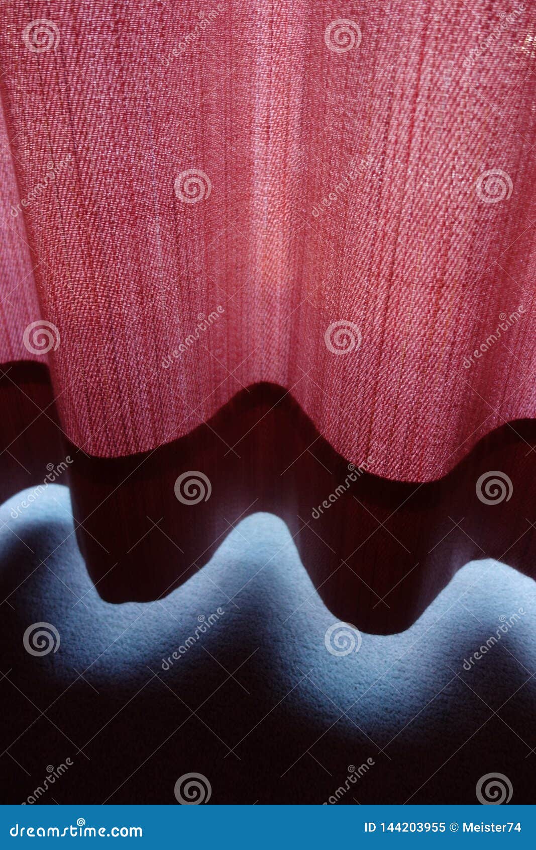Red curtain stock image. Image of textile, hanging, curtain - 144203955