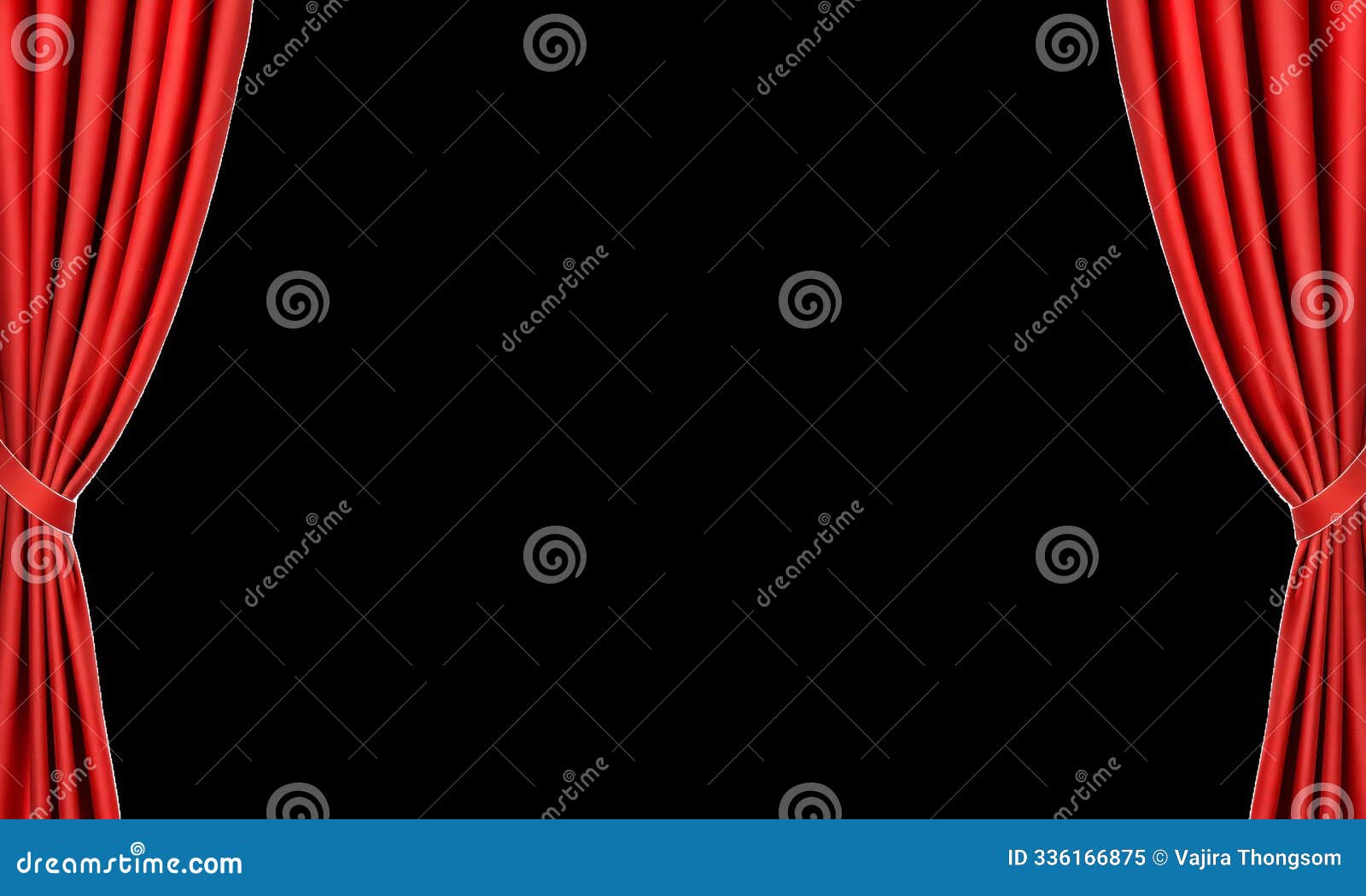 Red Curtain , Left and Right, Isolated on Transparent Background Stock ...