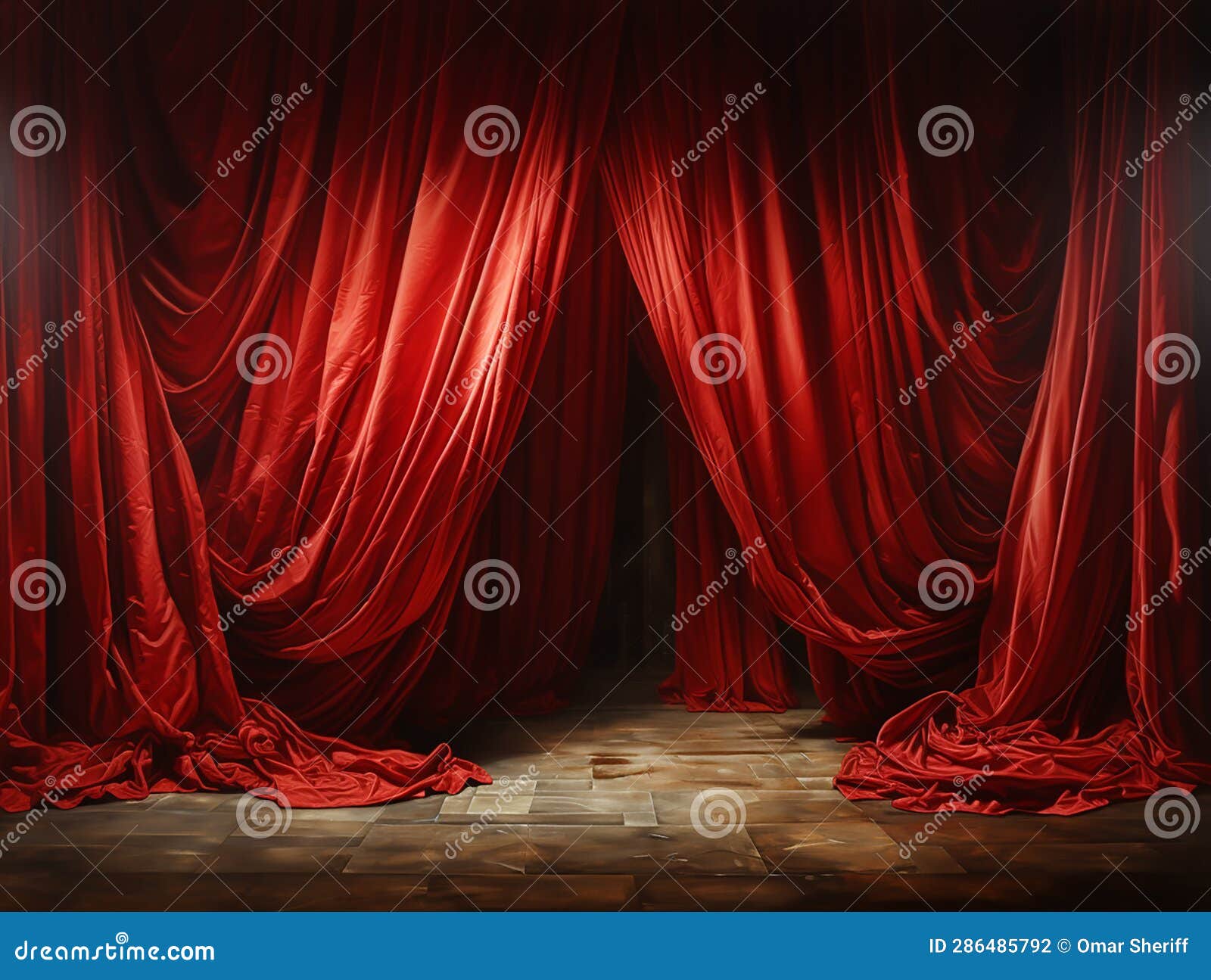 Red curtain stock illustration. Illustration of clothing - 286485792
