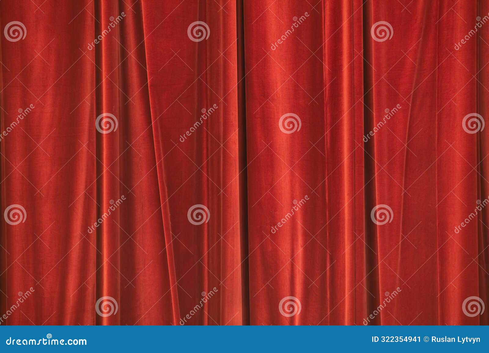 Red curtain in theatre stock image. Image of elegant - 322354941