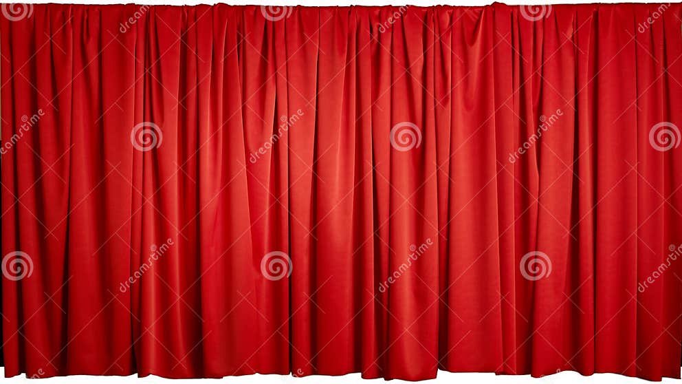 Red curtain stock photo. Image of interior, performance - 51179544