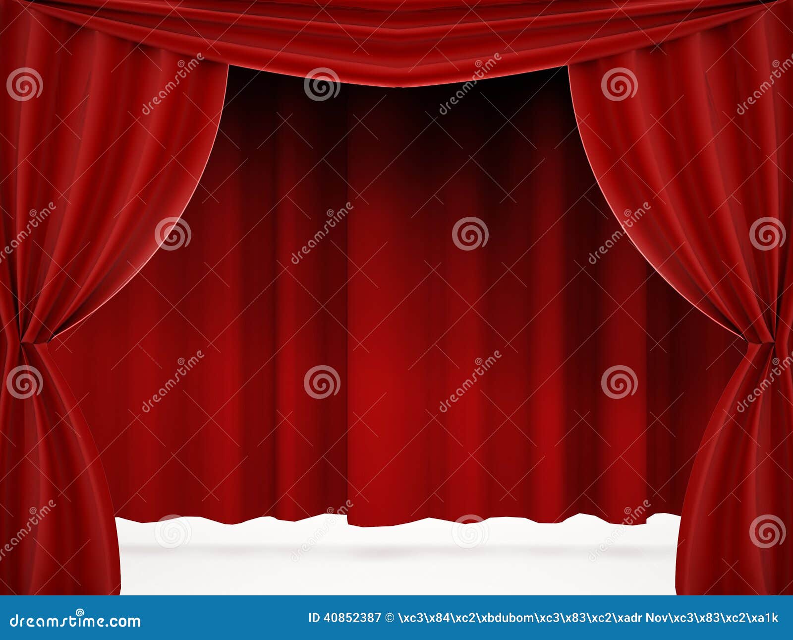 Red curtain stock illustration. Illustration of culture - 40852387