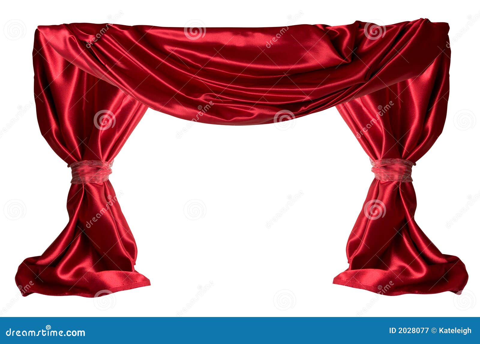Red Curtains stock image. Image of valance, theater, draperies - 2028077