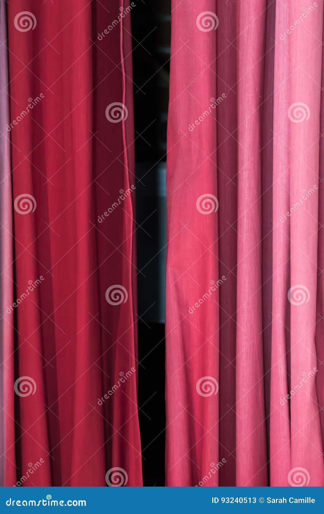 Red curtains stock image. Image of cloth, abstract, interior - 93240513