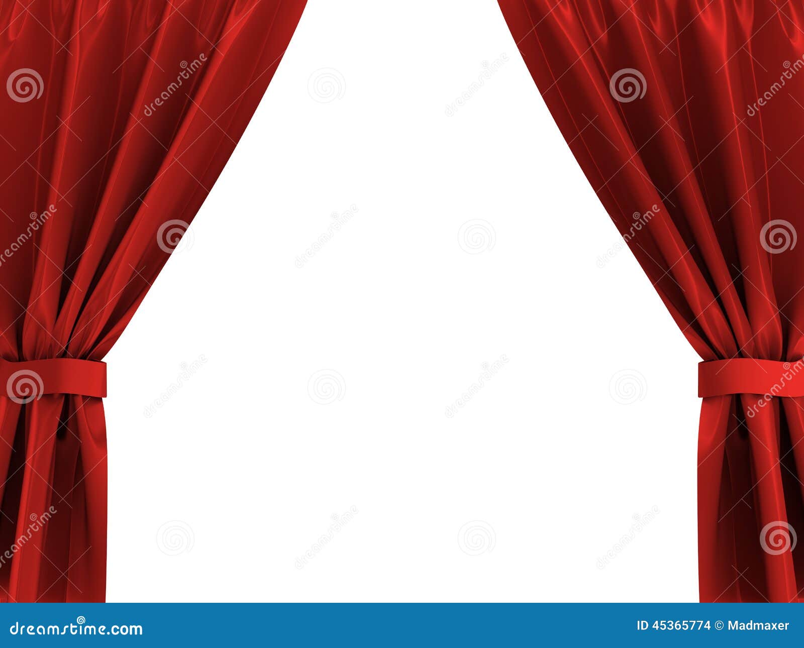 Red curtains stock illustration. Illustration of entertainment - 45365774
