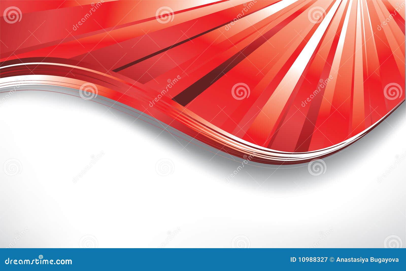Red curve stock vector. Illustration of fantasy, graphic - 10988327