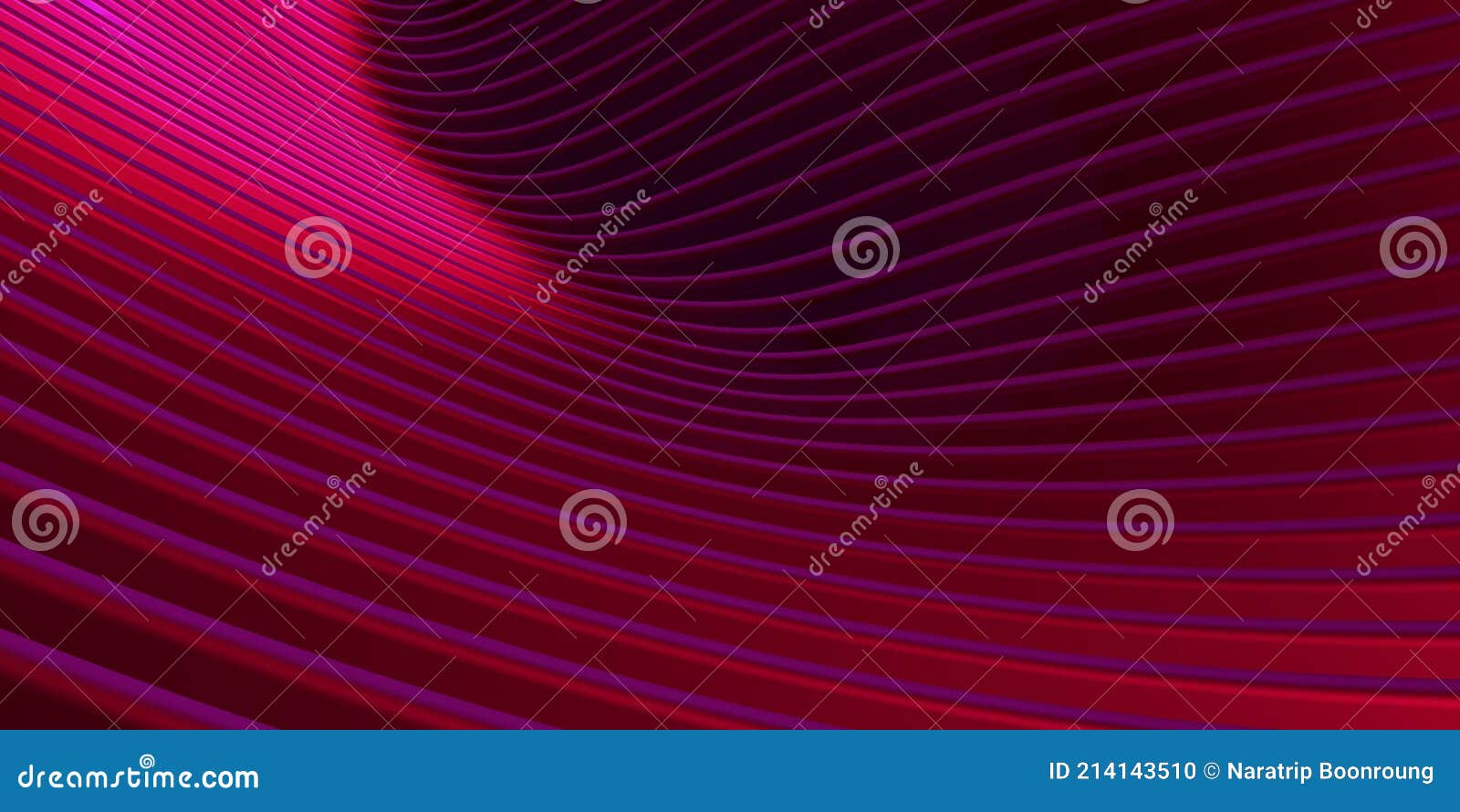 Red Curve Distorted Shape Parallel Lines Red Plastic Tube Texture ...