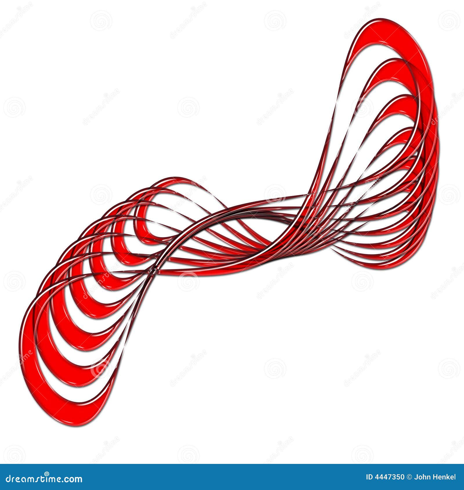 Red Curved Abstract Design stock illustration. Illustration of artistic ...