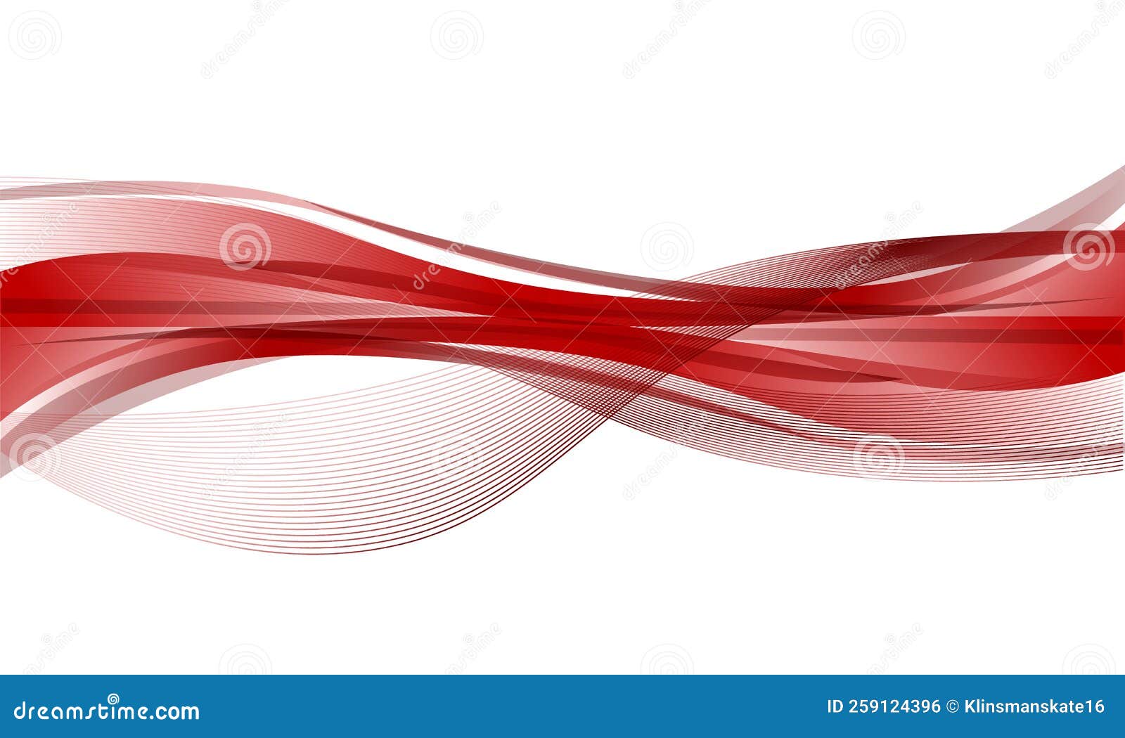 Red Curved Wave Vector Art Design Background Stock Illustration ...