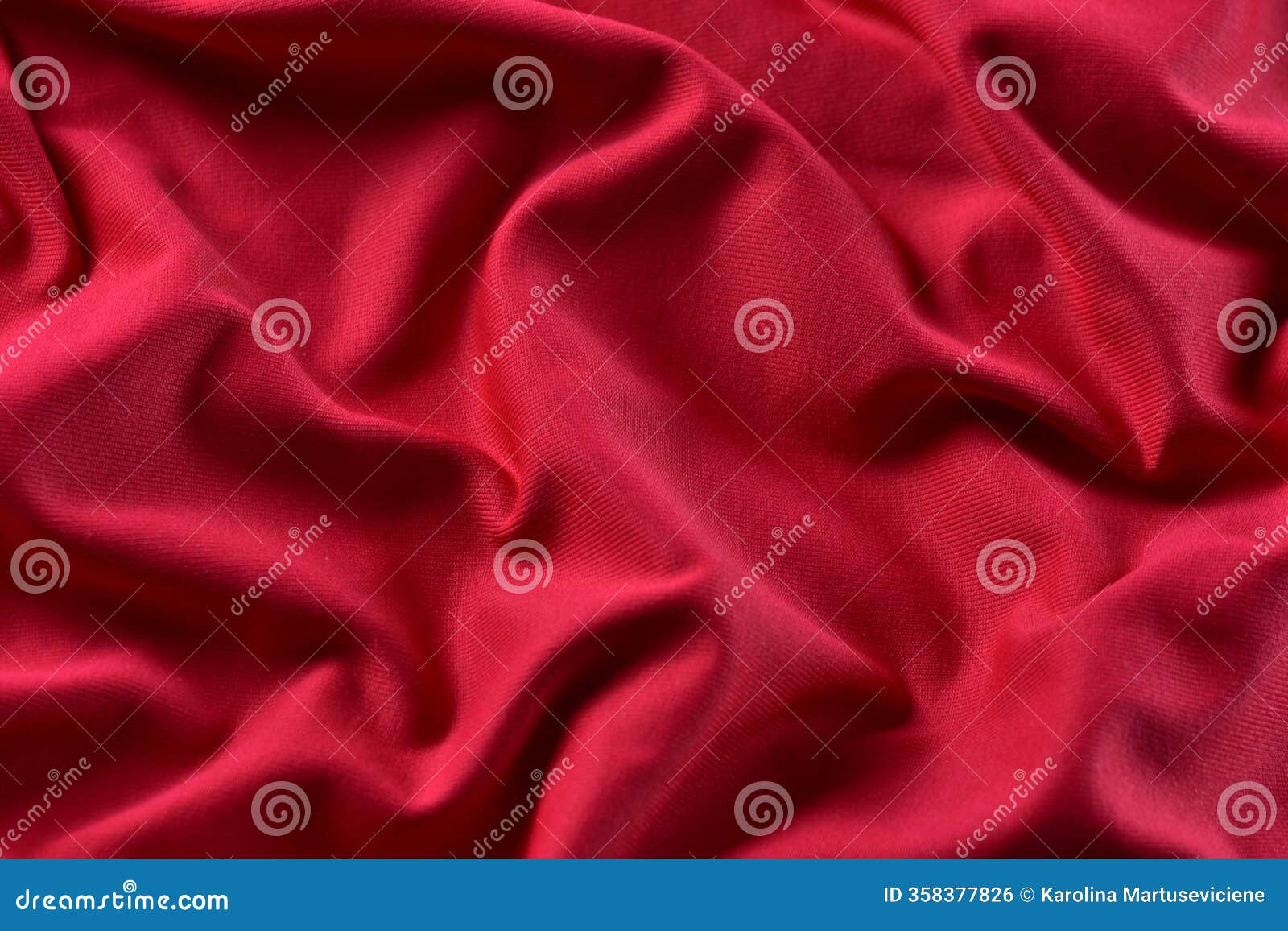Red Curvy Fabric Cloth Waves Textured Background Pattern Stock Photo ...