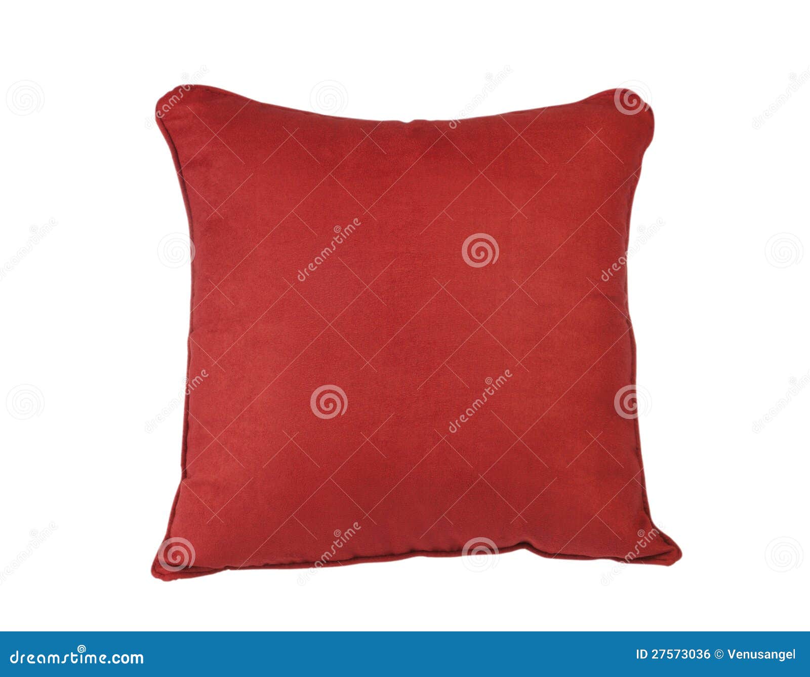 Red cushion stock photo. Image of handicraft, domestic - 27573036