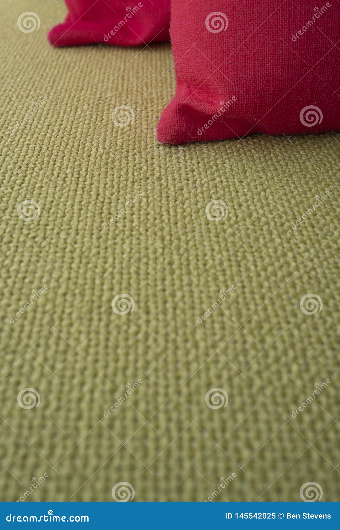 Red cushions on lounge stock image. Image of relax, light - 145542025