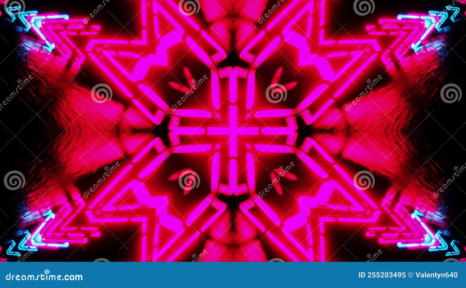 Red Cyan Neon Background with Glowing Gradient Arrows, Showing Forward ...