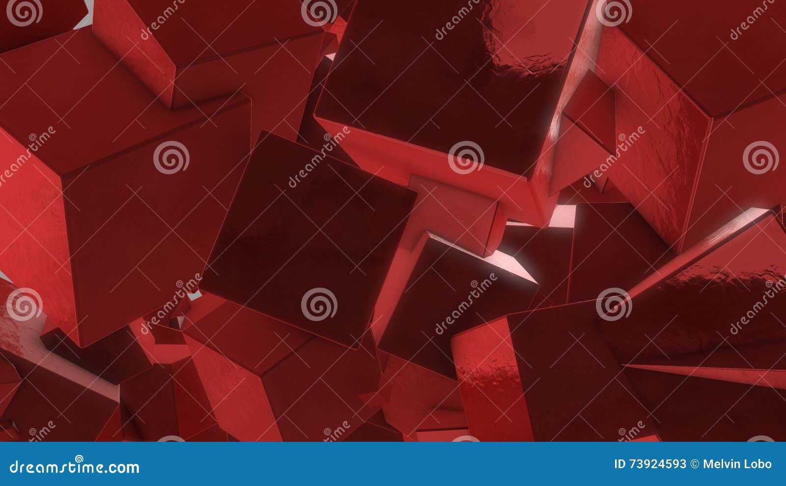 Red 3d cubes stock illustration. Illustration of cubes - 73924593