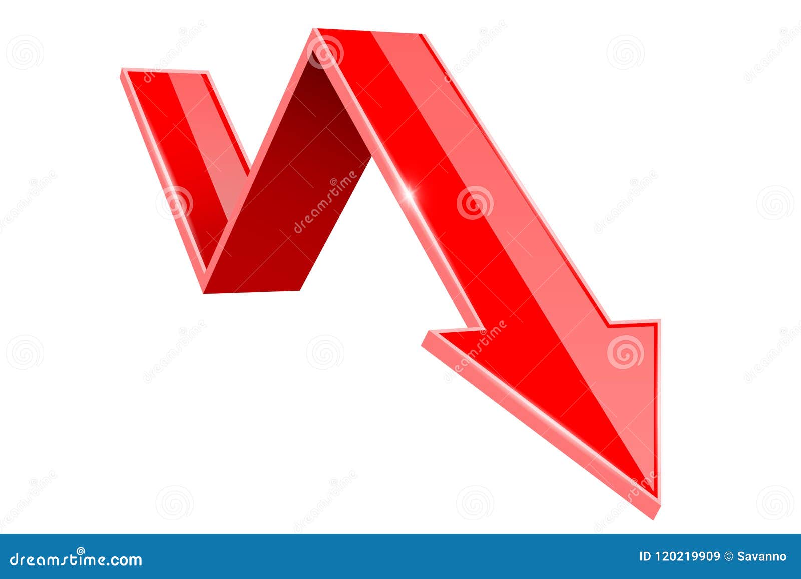 Arrow On Financial Graph And Chart, Success Business, Elements O ...