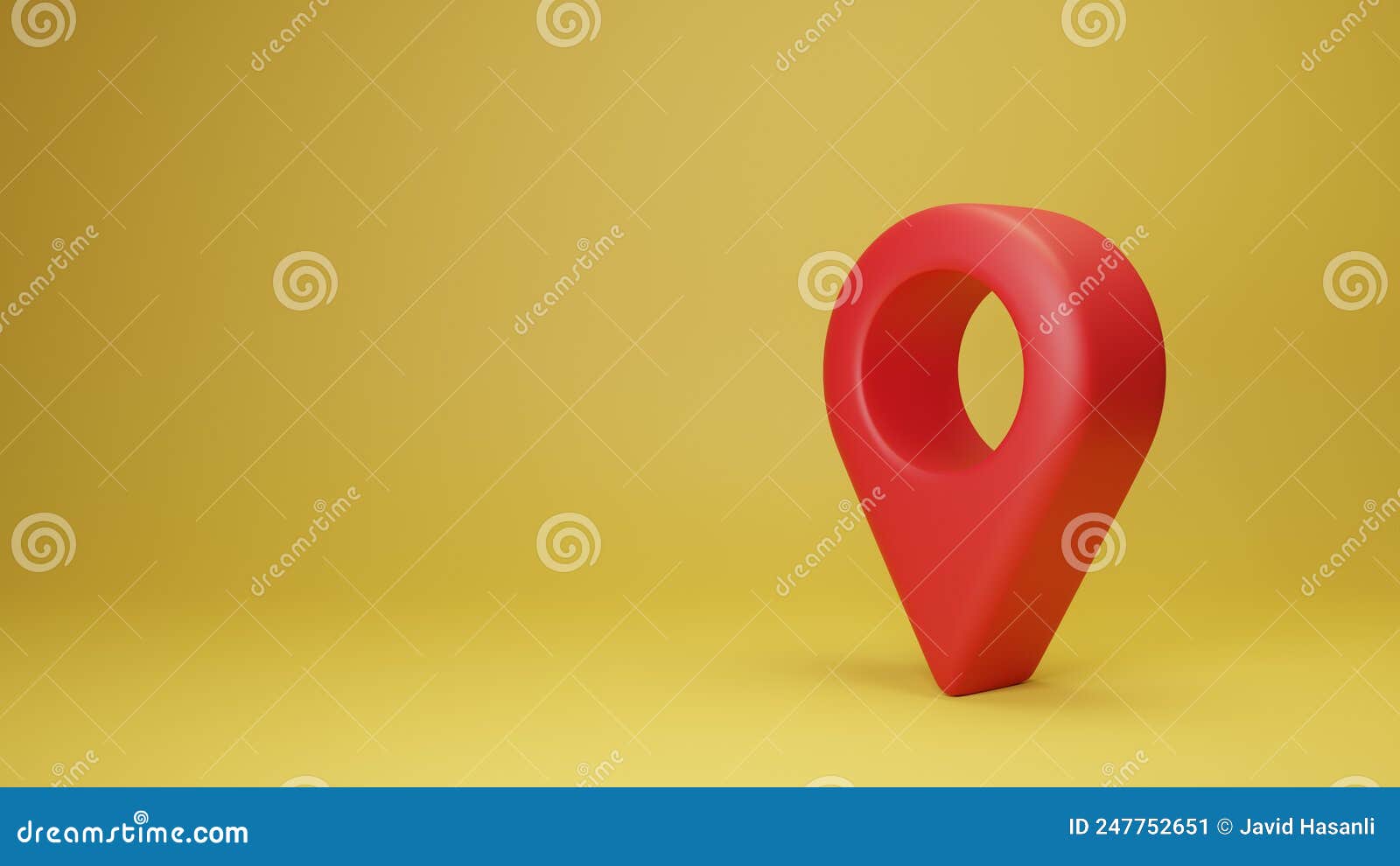 3d Render, Location Mark Sign In Red Isolated On White Or Transparent ...