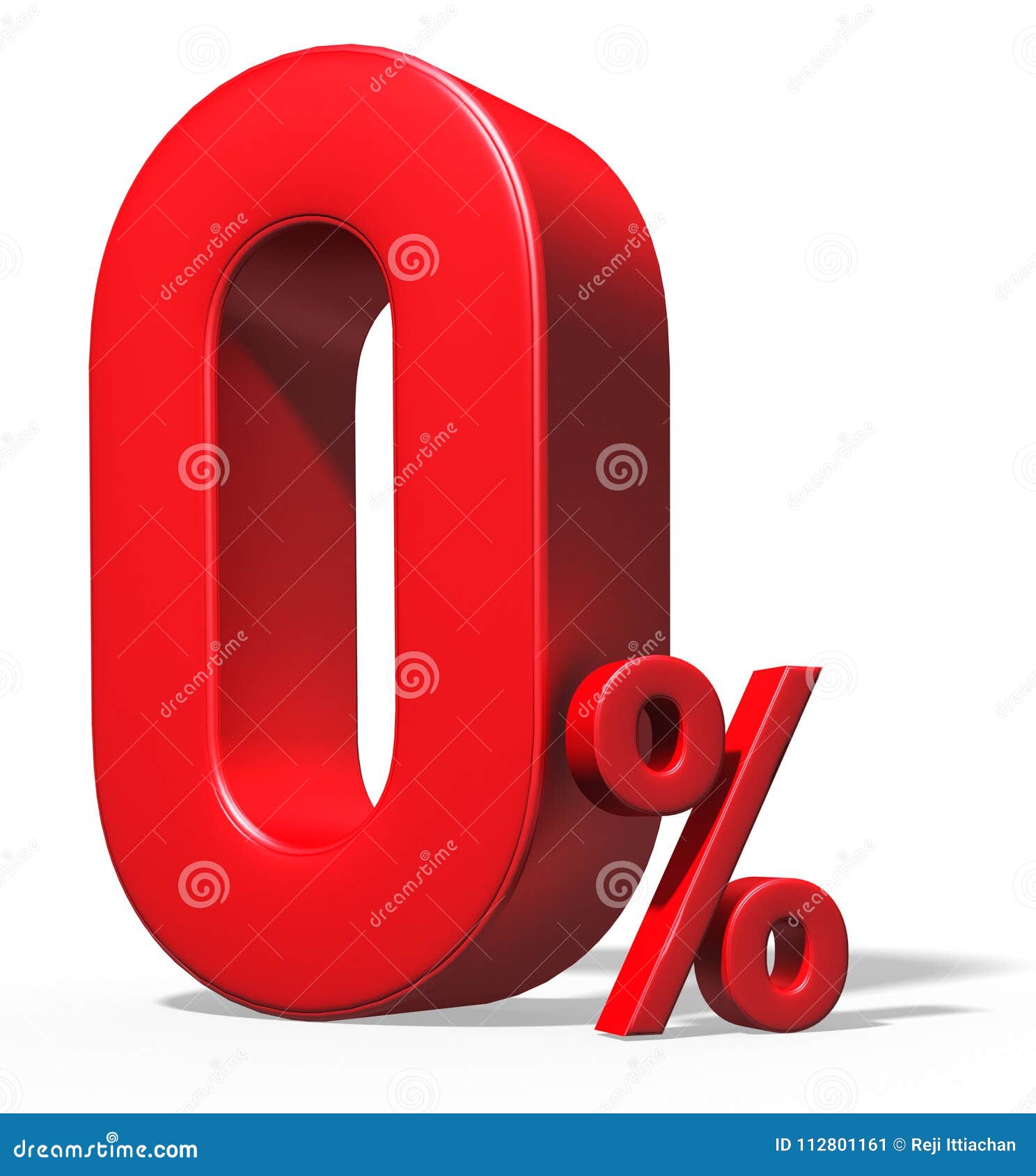 Red 0 3D Render stock illustration. Illustration of price - 112801161