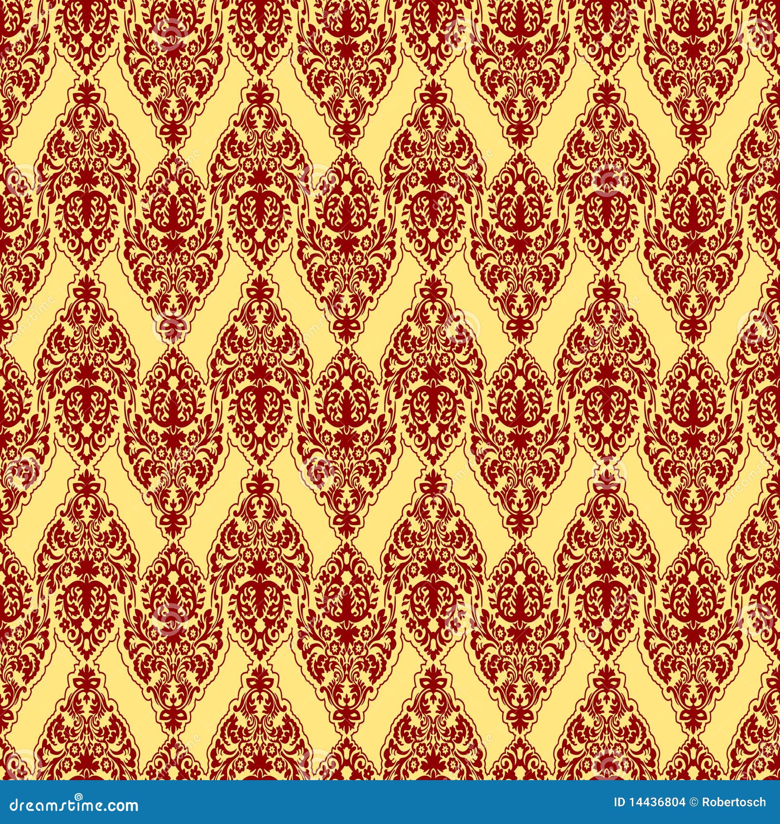 Red damask texture stock vector. Illustration of seamless - 14436804