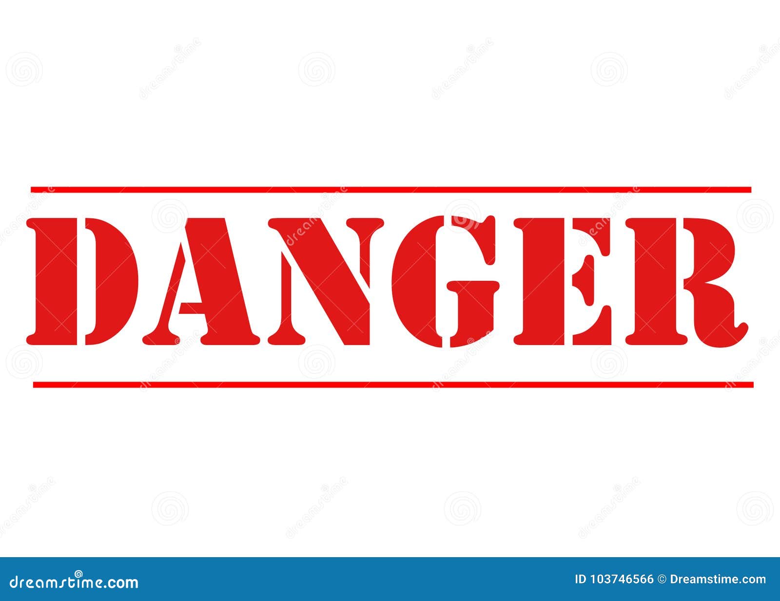 RED DANGER STENCIL stock photo. Illustration of modern - 103746566