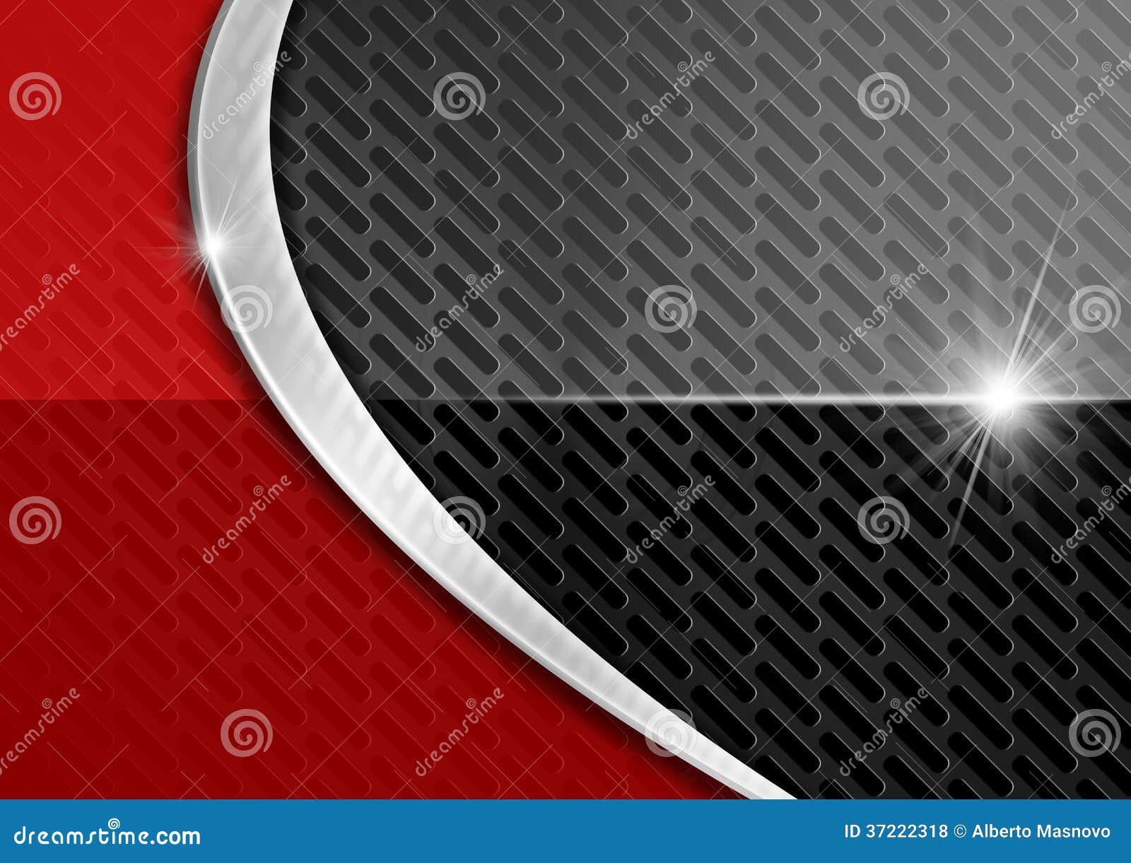 Red and Dark Metal Abstract Background Stock Illustration ...