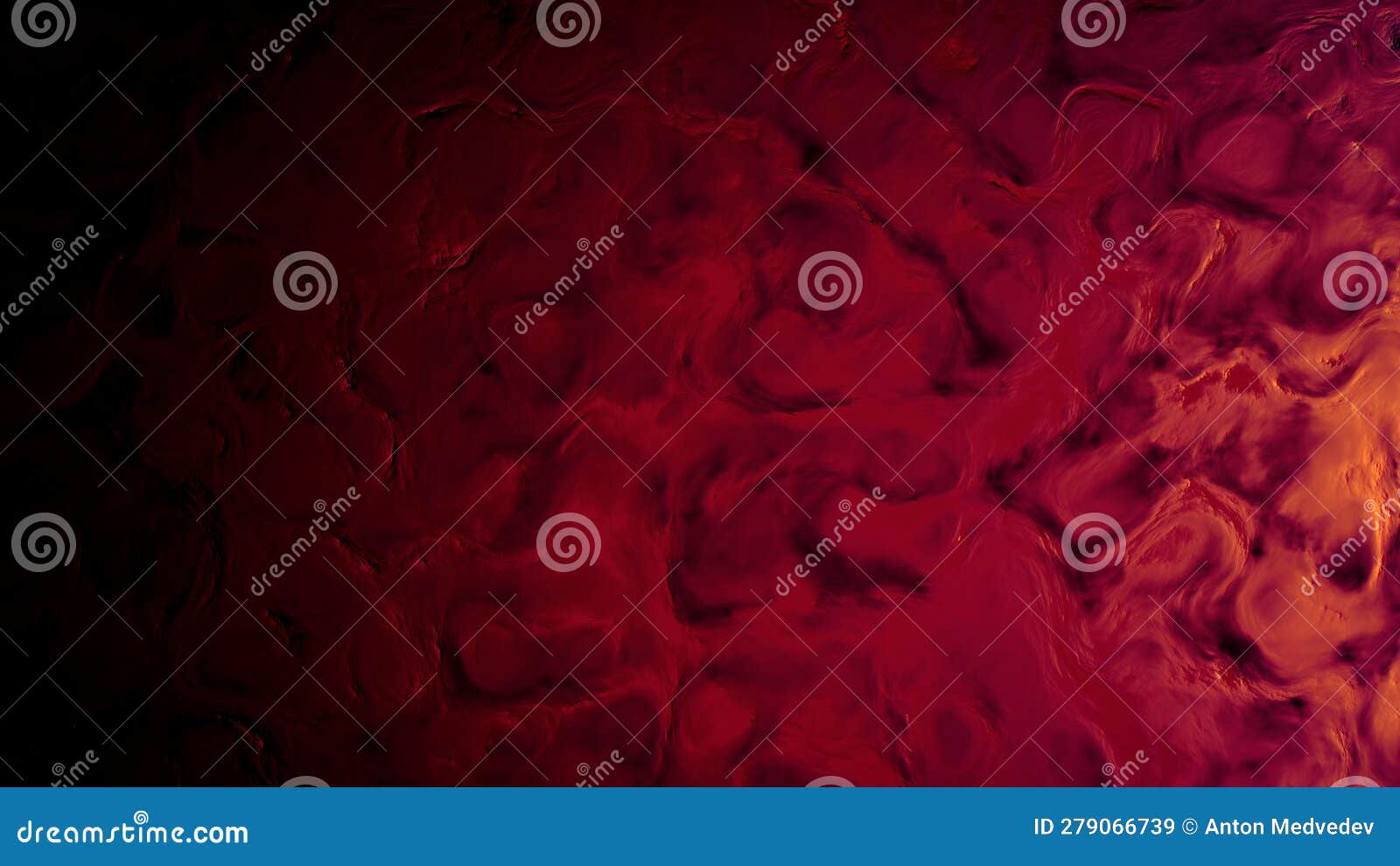 Red Dark Shaded Strange Forms Material - Abstract 3D Rendering Stock ...