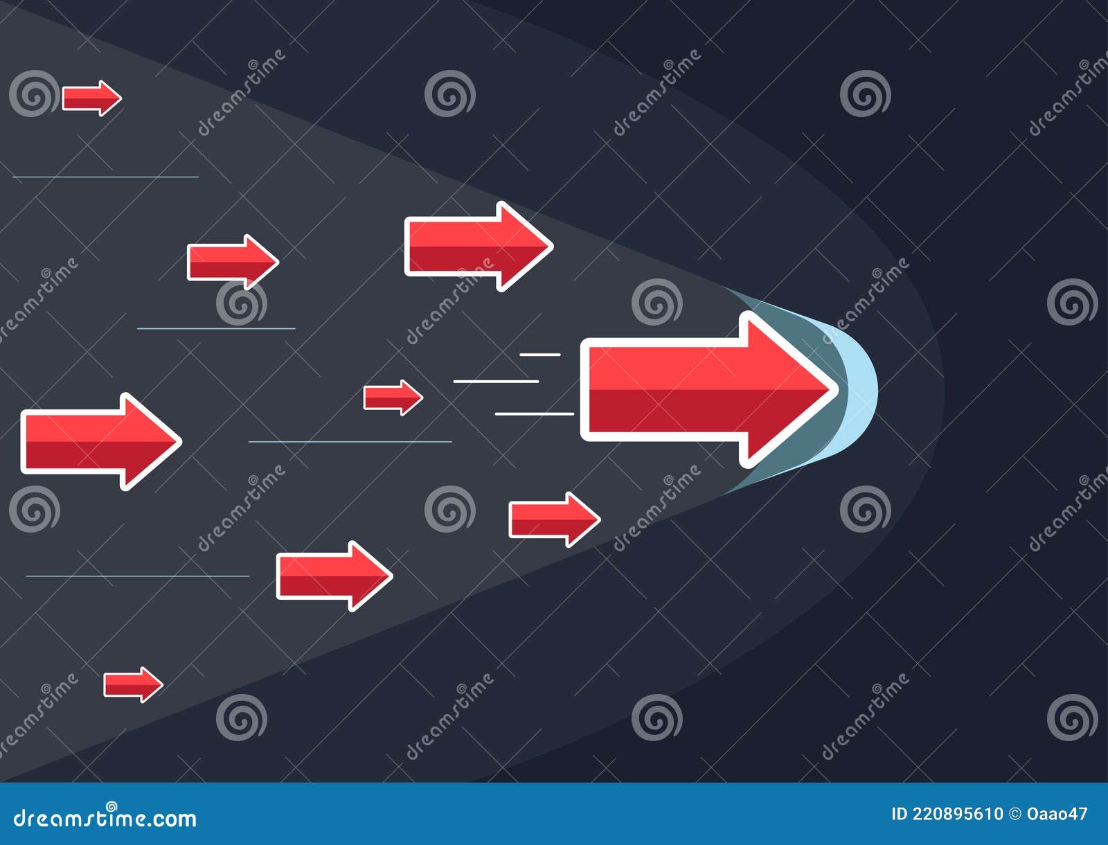 Red Dash Forward Background Stock Vector - Illustration of dark, vector ...