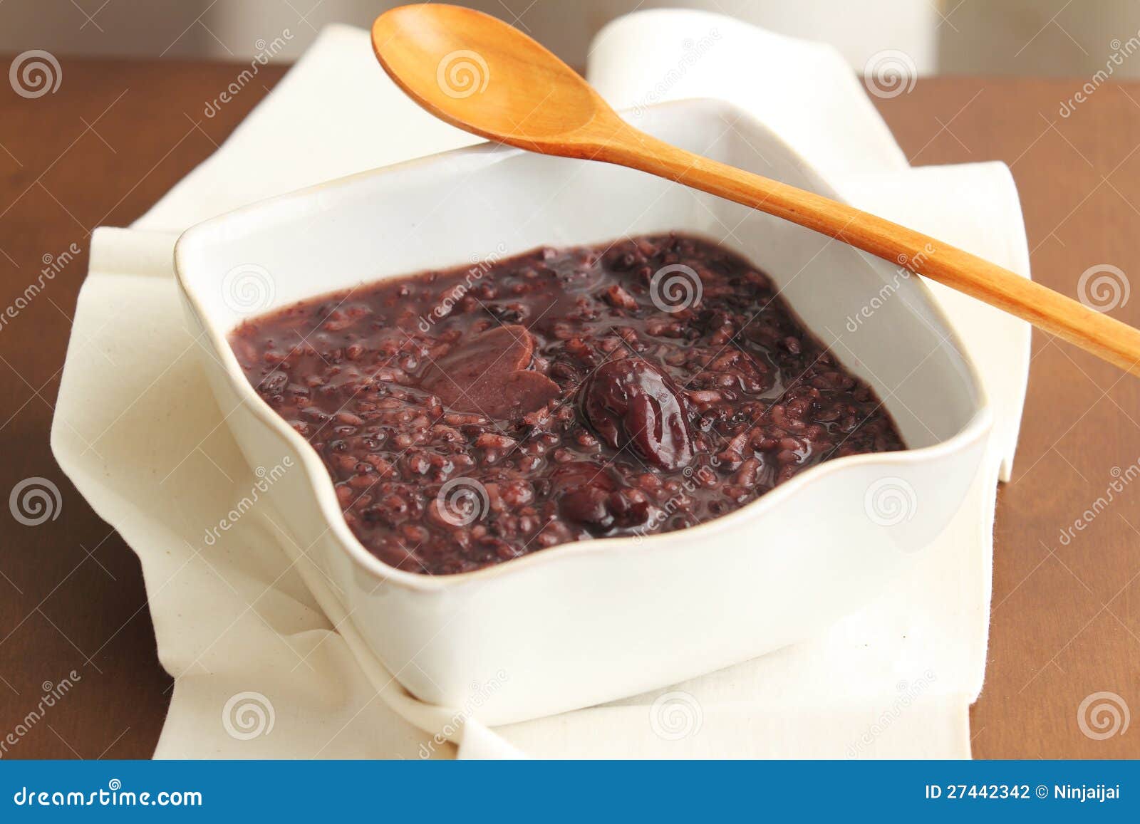 Red Dates Black Rice Porridge Stock Photo - Image of black, dates: 27442342