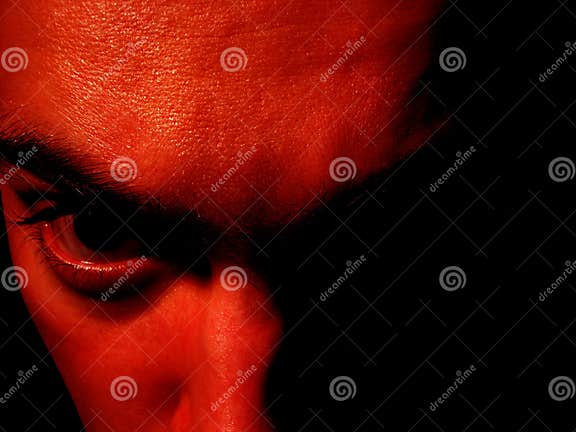 Red davil face stock photo. Image of davil, male, dark, evil - 63134
