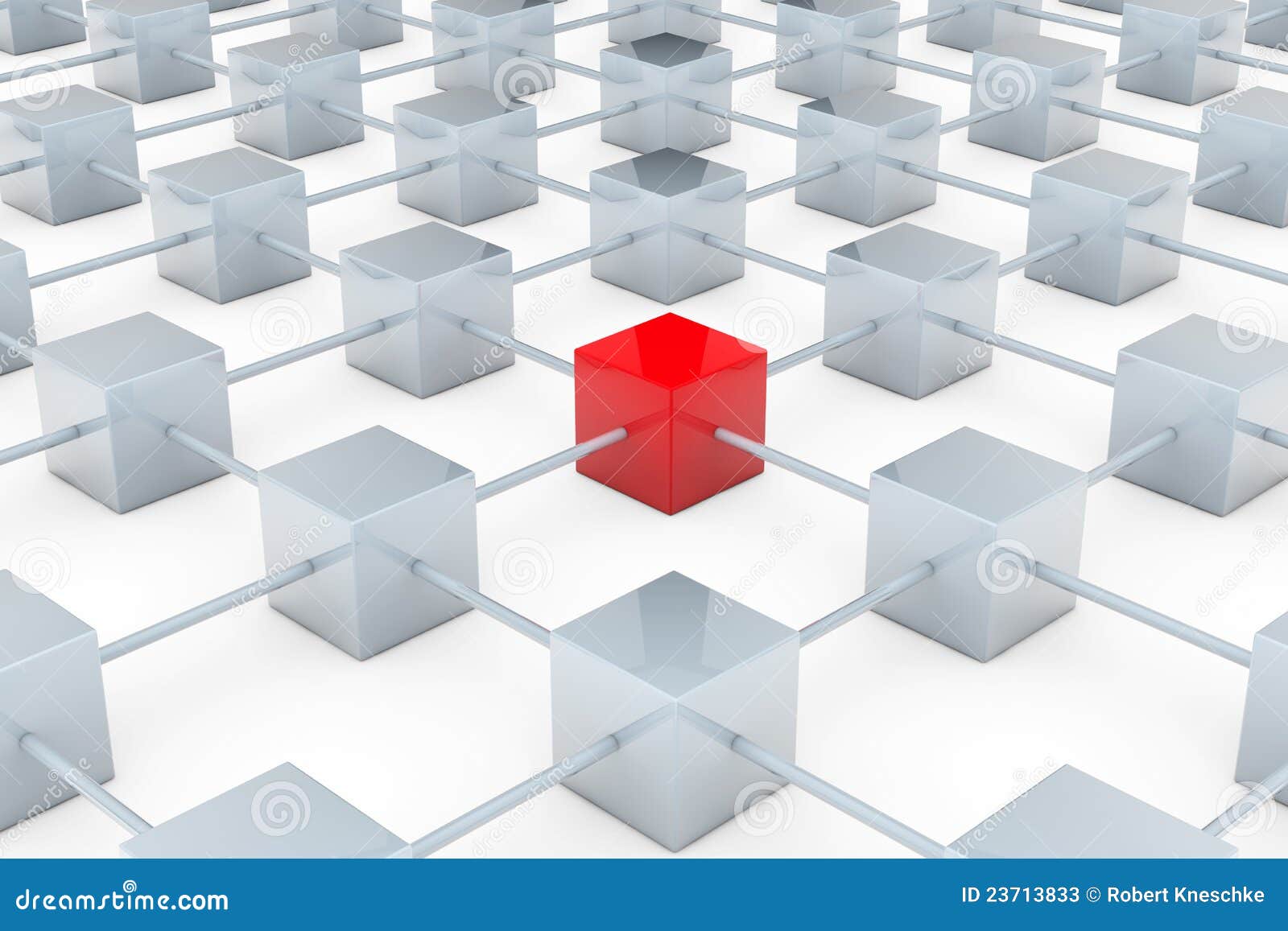 Red de cubos stock de ilustración. Ilustración de cubo - 23713833