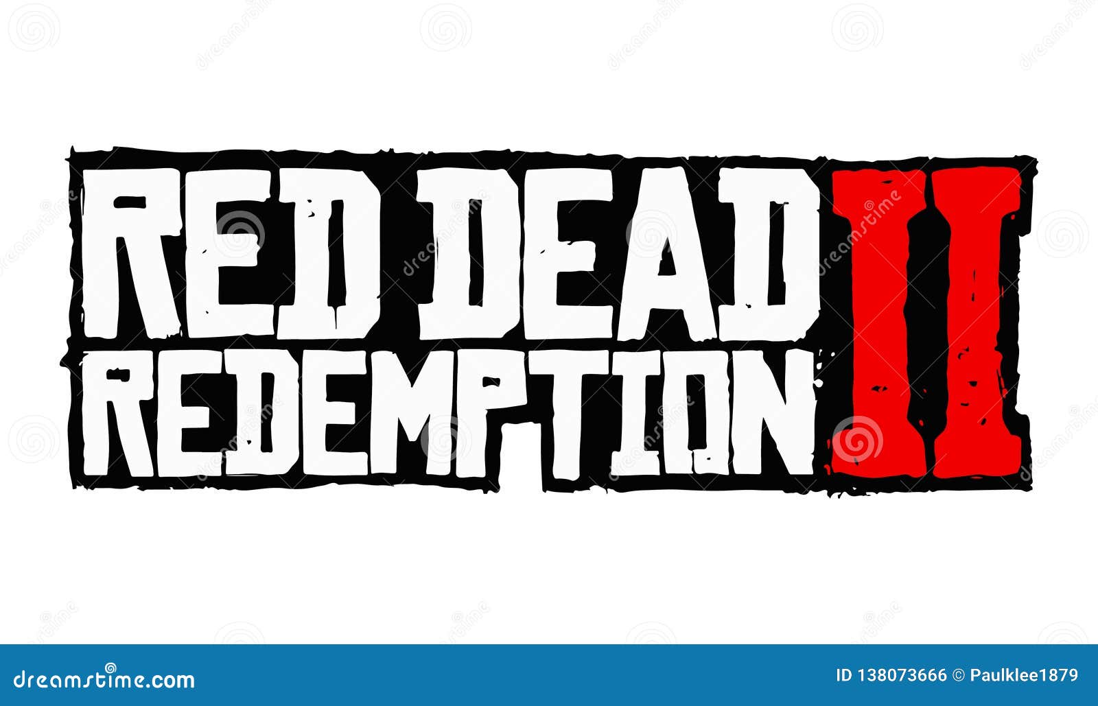 Red Dead Redemption 2 Logo Vetora Foto Editorial - Ilustração de jogo ...