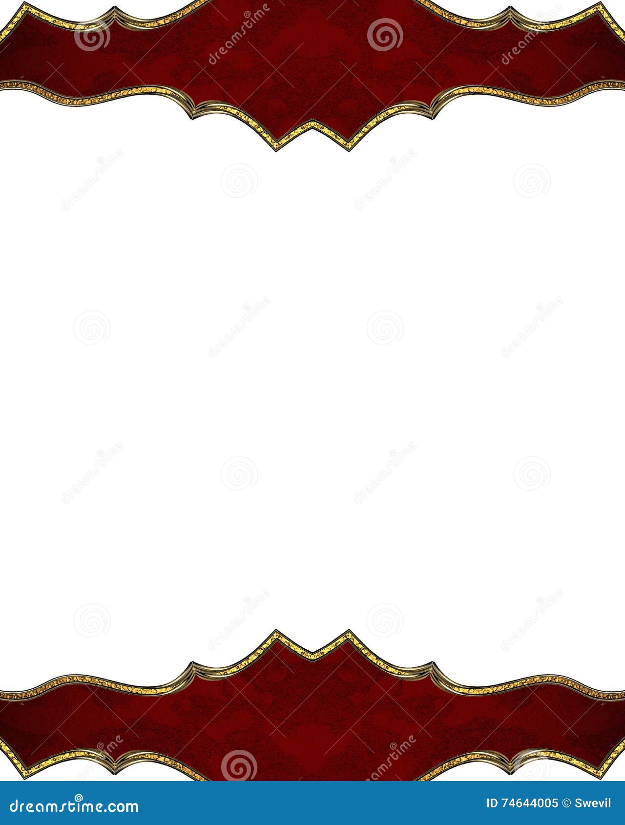 Red Decoration. Template for Design Stock Illustration - Illustration ...