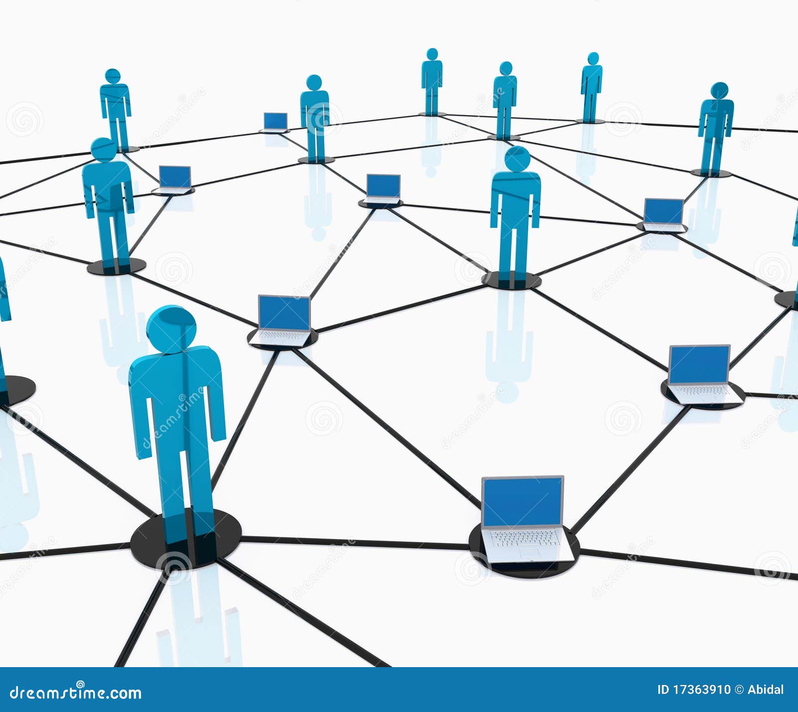 Red Del Trabajo De Las Personas Stock de ilustración - Ilustración de ...