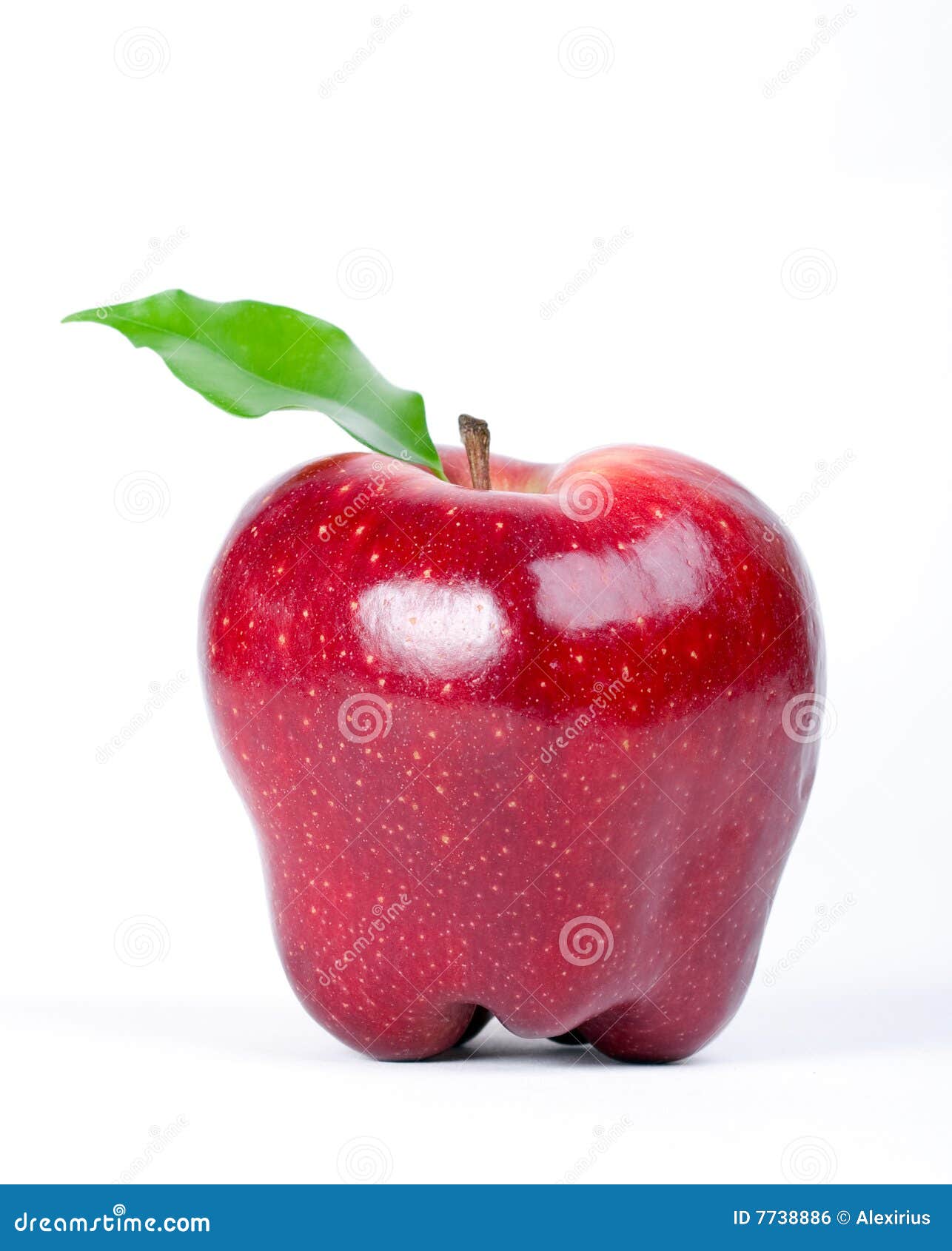 Red Delicious Apple stock photo. Image of snack, macro - 7738886