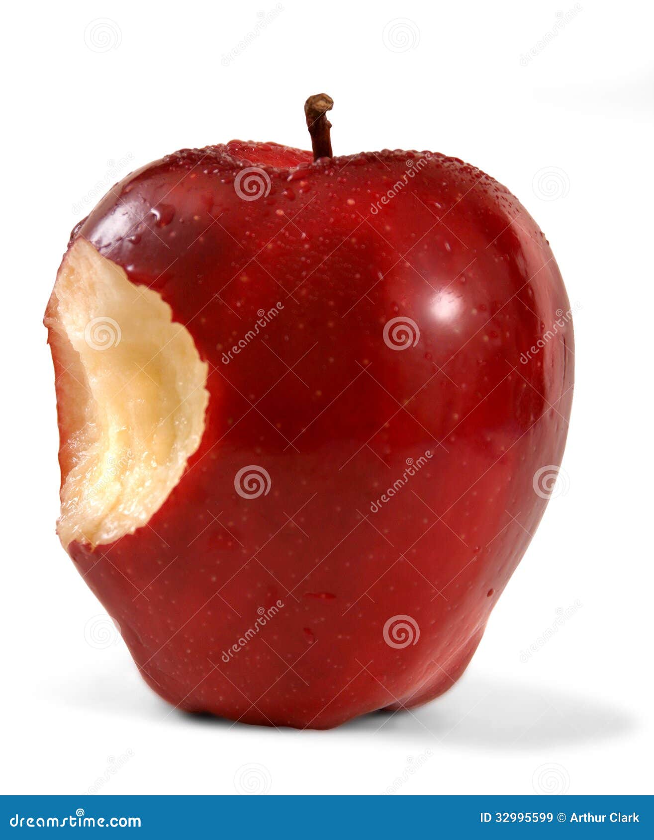 Red Delicious Apple stock image. Image of delicious, water - 32995599