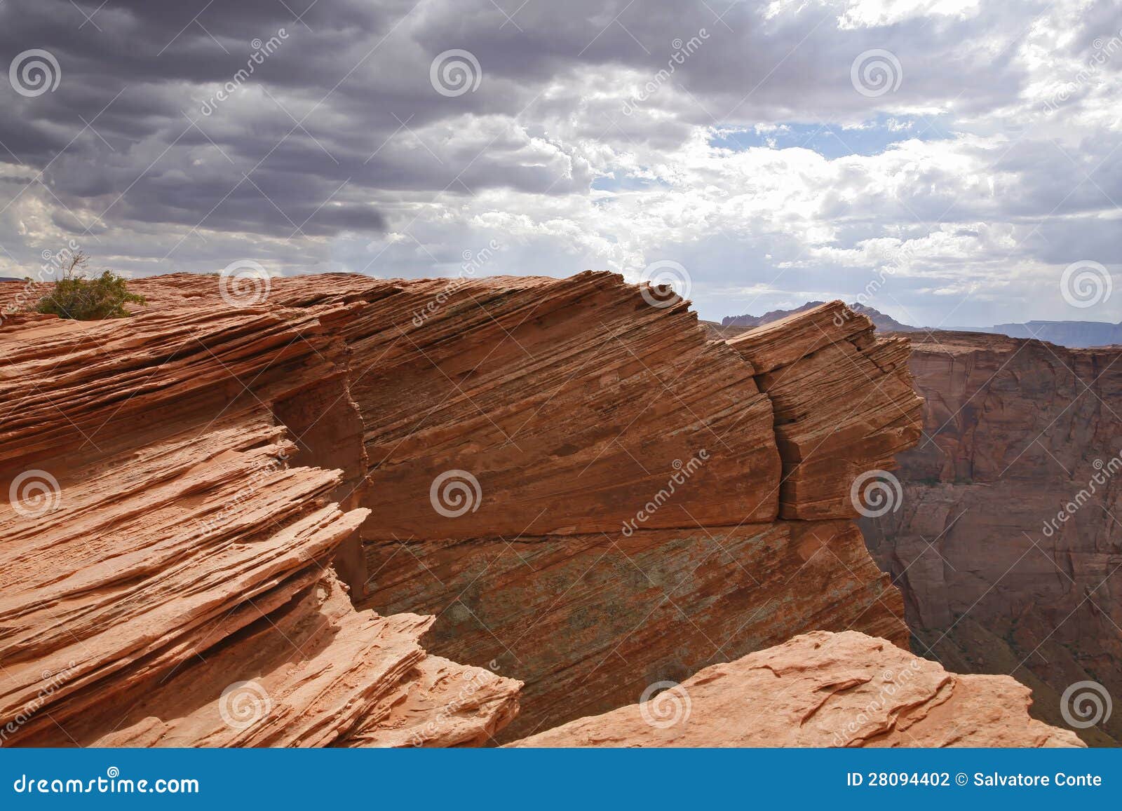 Red Desert and Cloudy Sky, Page - Arizona Stock Photo - Image of clouds ...