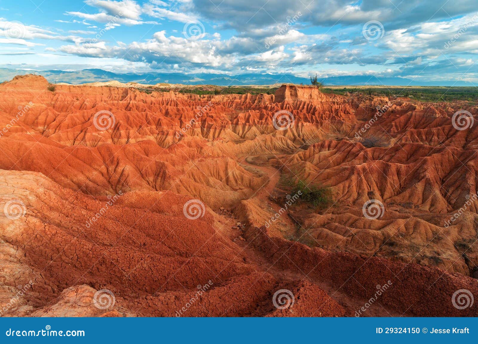 Red Desert Landscape stock photo. Image of sand, tatacoa - 29324150