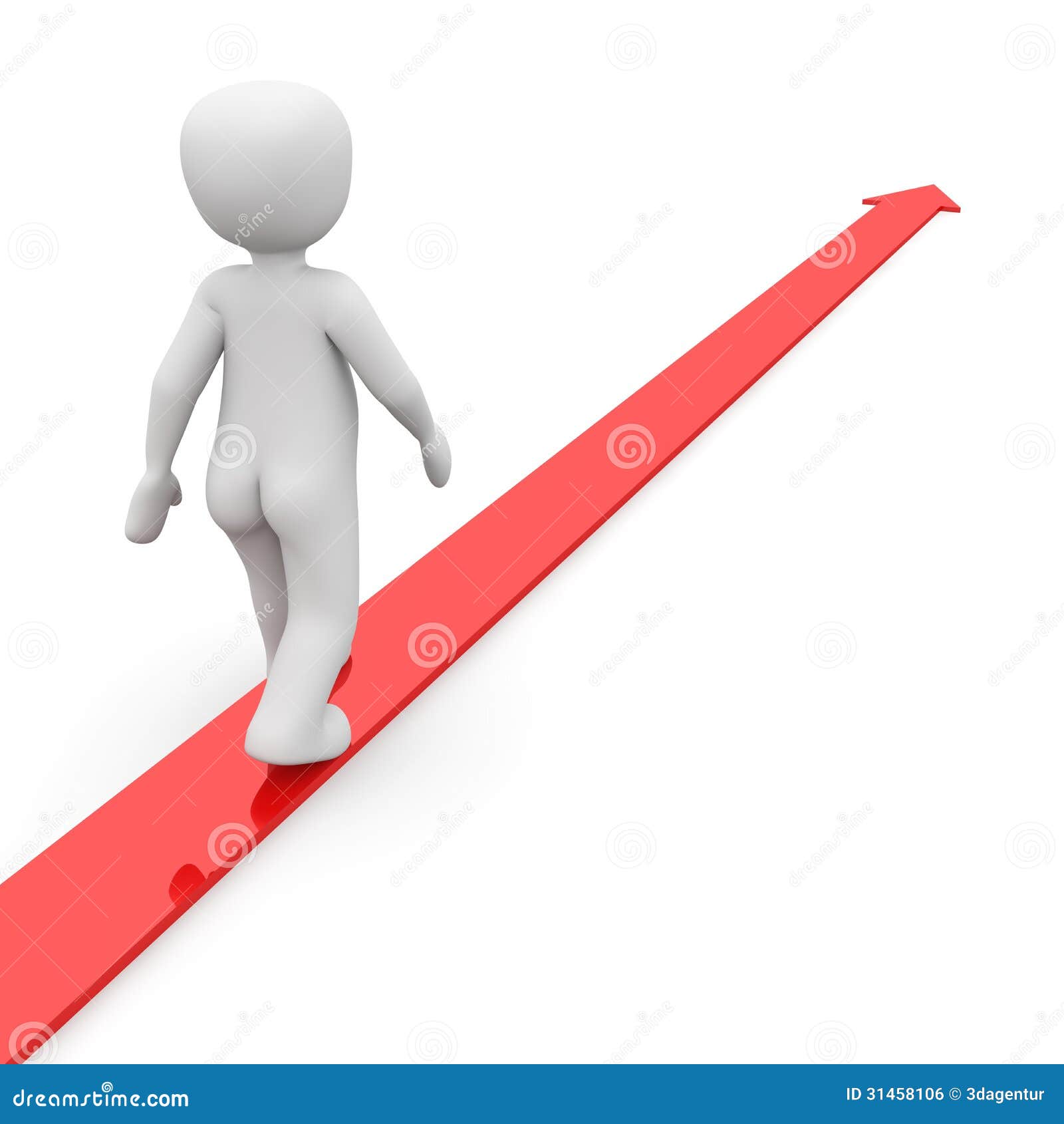 Red determined stock illustration. Illustration of instruction - 31458106