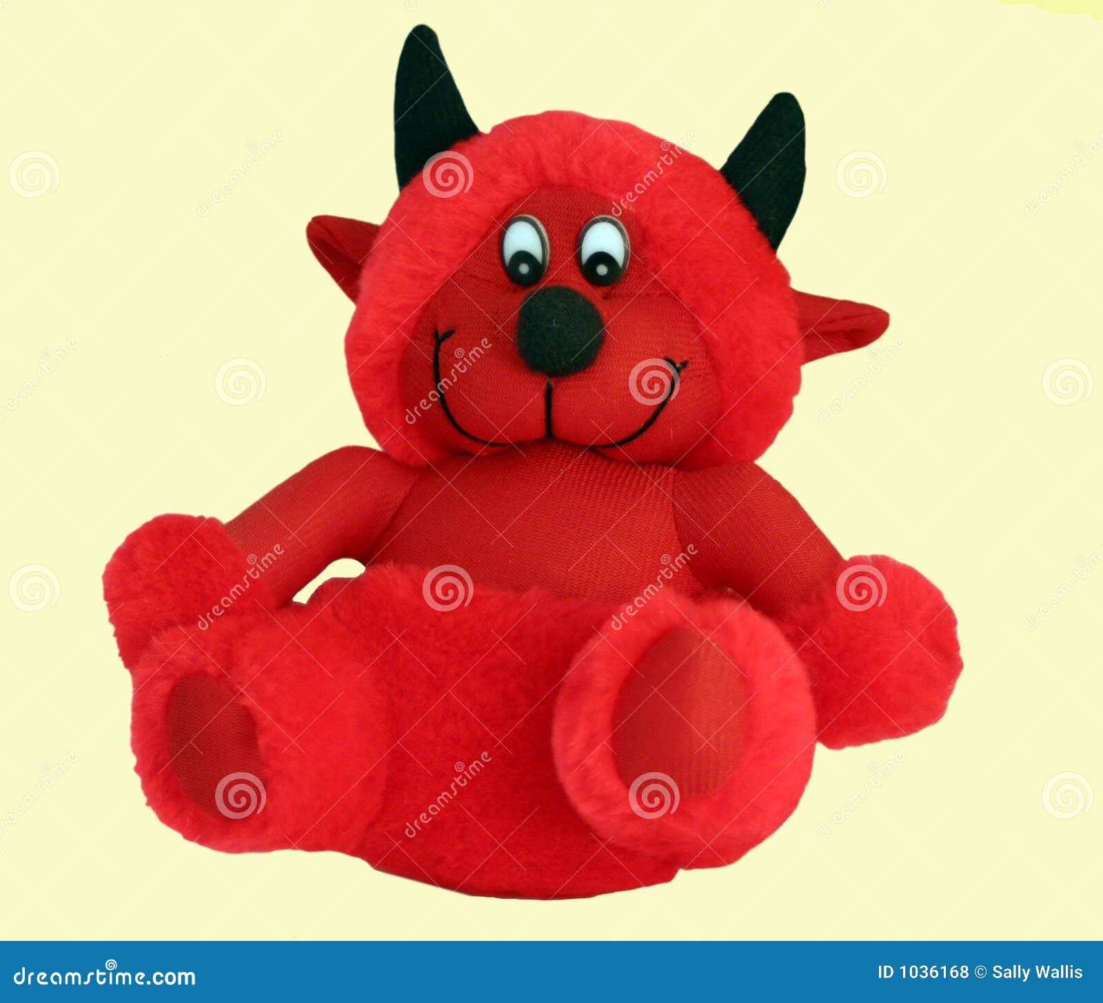 Red Devil stock photo. Image of paws, eyes, horns, temptation - 1036168
