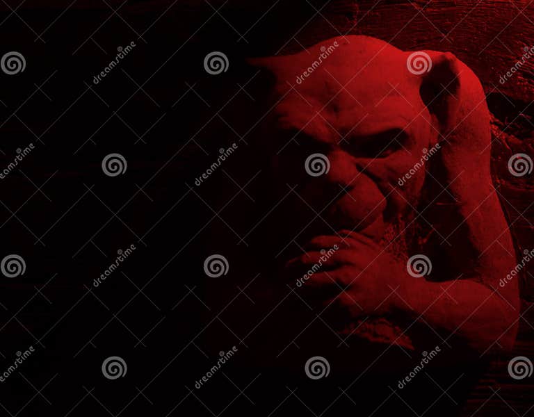 Red devil stock image. Image of shadow, halloween, jealousy - 144219
