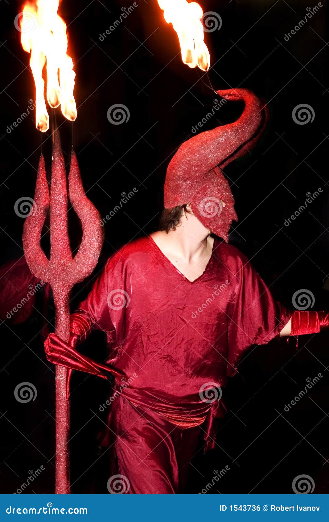 Red devil stock photo. Image of evil, isolated, myth, tempter - 1543736