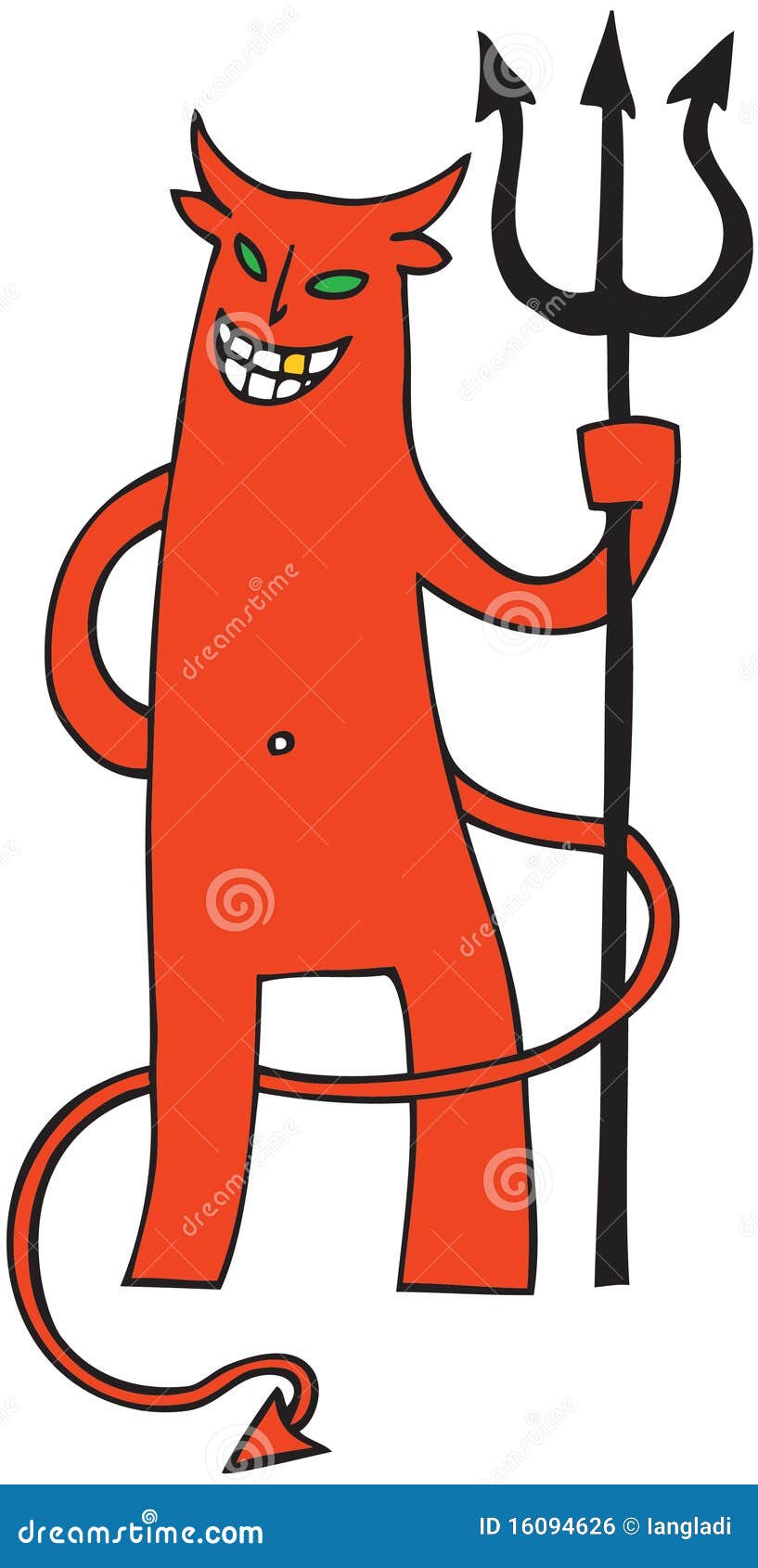 Red Devil stock illustration. Illustration of background - 16094626