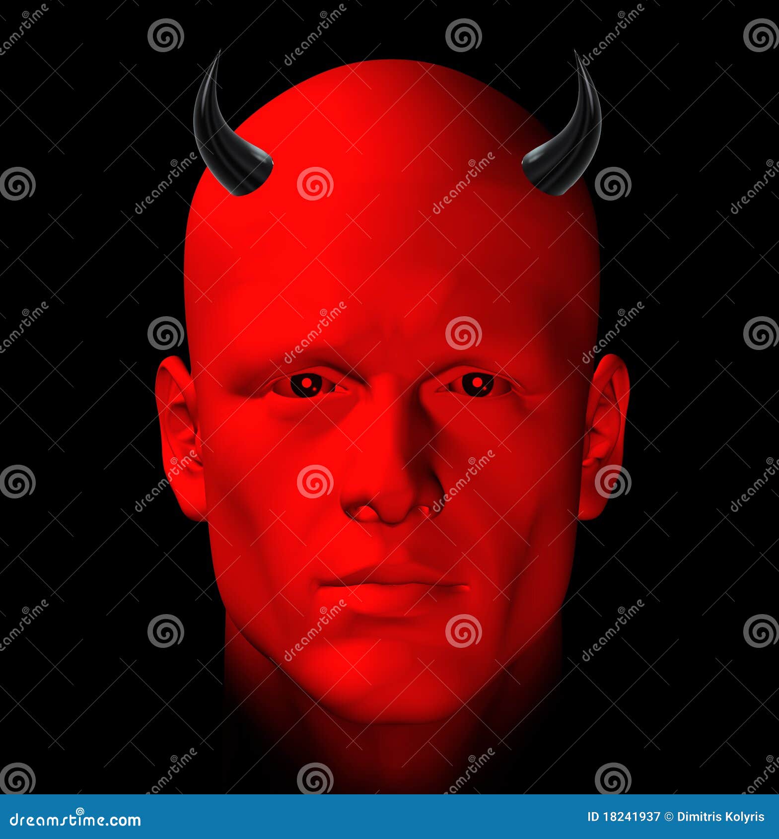 Red devil stock illustration. Illustration of underworld - 18241937